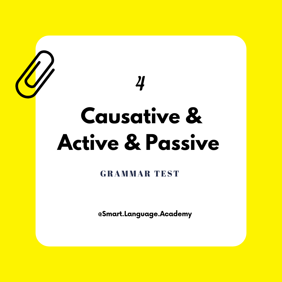 4 نمونه سوال جملات سببی، معلوم و مجهول سطح C1 (پیشرفته)